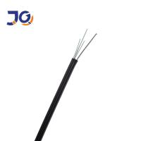 China OEM G652D FTTH Fiber Optic Drop Cable GJXH GJXCH Black Jacket for sale
