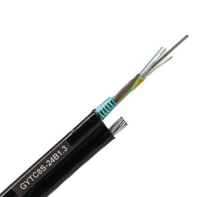 China Aerial Figure 8 Fiber Optic Cable GYTC8S 1km Length 72 / 96 Core for sale