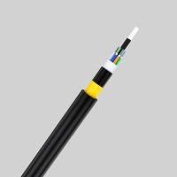 China FRP Aerial Optical Fiber Cable ADSS 24 Cores G652D Aramid Yarn Dielectric Self Supporting for sale
