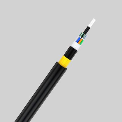 China FRP Aerial Optical Fiber Cable ADSS 24 Cores G652D Aramid Yarn Dielectric Self Supporting for sale