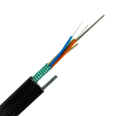 China Outdoor 96 / 144 Core Messenger Fiber Optic Cable gytc8s for sale