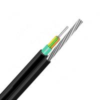 China YOFC Black PE Jacket Outdoor Fiber Optic Cable 4 6 8 12 Cores GYXTW for sale
