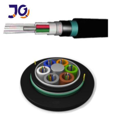 China 84 96 144 Cores Armoured Optical Fiber Cable GYTA53 for sale