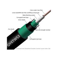 China Armoured Optical Fiber Cable Gytc8s Fiber Optic Cable for sale
