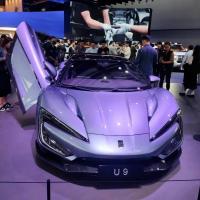 China BYD Yangwang U9 Pure Electric Supercar 1306HP 300kmH Two Door Two Seater Sports Car for sale