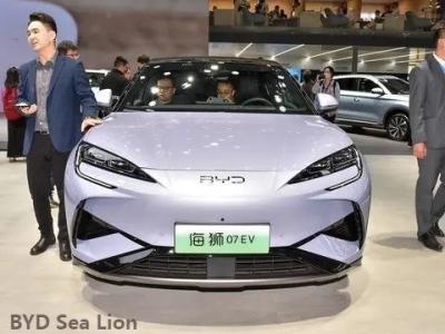 China BYD Sea Lion 07 EV 2024 Pure Electric SUV 550km 610km Range 4WD 71.8kWh New Energy Vehicle for sale