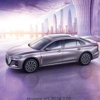 China 2024 Hongqi H5 HEV 2.0T Luxury Sedan 230km/h Blue Left Hand Drive B2B Export for sale