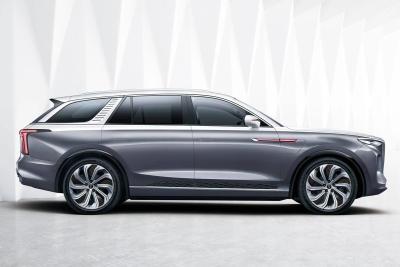 China Automatic Gearbox Hongqi E-HS9 Electric Car Closed Body Type with Manufacturing for sale