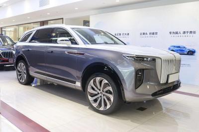 China Hongqi E-HS9 2022 Electric SUV 690km Range 7 Seats Red Luxury EV Car for sale
