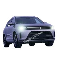 China Huawei AITO M7 White Exterior Left Steering Electric Oil Hybrid SUV 5020mm 6-Seat for sale