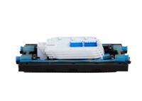 China ABS PP Fiber Optic Splice Enclosure IP68 3 Trays 72 Single Core 390×198×96mm for FTTH for sale