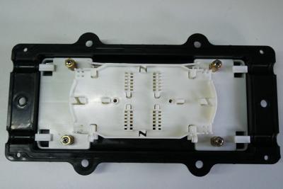 China 4 Ports Mini Fiber Splice Enclosure 48 Core Capacity 300x120x45mm IP68 Mechanical Seal for sale