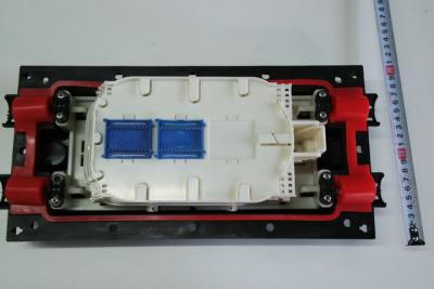 China Horizontal Inline Splice Enclosure 4 Cable Ports 144 Core Capacity IP68 Rated for FTTH Networks for sale