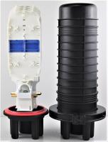 China Dome 6 Port Fiber Optic Joint Closure 96 Cores IP68 Waterproof for Aerial Pole Mounting 430×130mm for sale