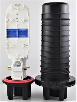 China Dome 6 Port Fiber Optic Joint Closure 96 Cores IP68 Waterproof for Aerial Pole Mounting 430×130mm for sale