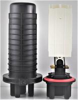 China Heat Shrink Fiber Optic Joint Closure 120 Cores with Grounding Device IP68 for sale