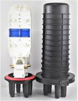 China IP68 Fiber Optic Joint Closure 96 Fibers 6 Ports 430x130mm for Aerial and Underground Installation for sale