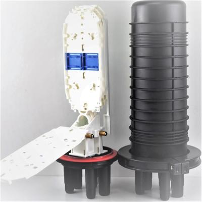 China IP68 Fiber Optic Splice Closure with 96-Core Capacity and 430×130mm Dimensions for Outdoor Cable Protection for sale