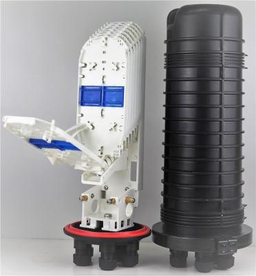 China Dome Fiber Optic Splice Closure 144 Core IP68 Mechanical Seal 540x160mm for sale