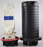 China 288 Core FTTH Fiber Optic Joint Closure IP68 Rated 505x200mm with 12 Splice Trays for Outdoor Deployment for sale
