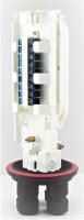China IP68 FTTH Fiber Optic Splice Closure 24 Core 8SC with 320×100mm Dimensions for Direct Burial for sale