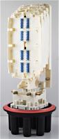 China 288 Core IP68 Dome Type Fiber Optic Splice Closure with 7 Ports for 10-26mm Cables for sale