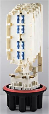 China 288 Core IP68 Dome Type Fiber Optic Splice Closure with 7 Ports for 10-26mm Cables for sale