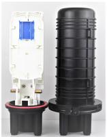 China PP ABS Fiber Optic Splice Closure 96 Fibers 3 Ports IP68 for sale