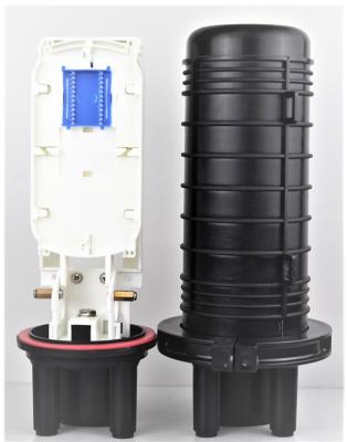 China PP ABS Fiber Optic Splice Closure 96 Fibers 3 Ports IP68 for sale