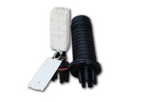 China Pole Mounted Dome Fiber Optic Splice Closure 5 Ports IP68 Waterproof for FTTH Networks 120 Cores for sale
