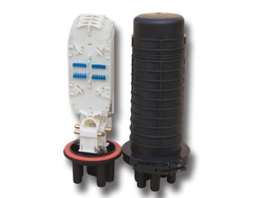 China 24 Core FTTH Fiber Optic Connection Closure - 5 Port 3 Tray IP68 Rated for 8-25mm Cables for sale