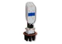China IP68 Dome Fiber Optic Splice Closure with 6 Round Ports, 144 Core Capacity, 540×150mm for Pole Mounting for sale