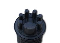 China 7 Port FTTH Fiber Optic Joint Closure IP68 Rated 505×180mm for 288-864 Core Capacity for sale