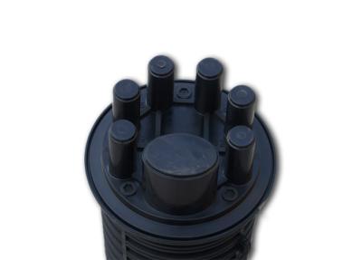 China 7 Port FTTH Fiber Optic Joint Closure IP68 Rated 505×180mm for 288-864 Core Capacity for sale