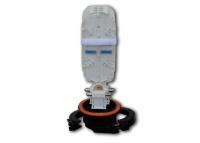 China Wall Mounted Optical Fiber Splice Closure IP68 Rated - 96 Core Capacity, 430×130mm Dimensions for 8-16mm Cables for sale
