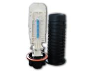China 4 Trays Fiber Optic Splice Box Wall Mounted Dome Mechanical Type - 96 Core Capacity, 430×130mm Dimensions for sale