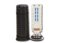 China 432 Core IP68 Fiber Optic Splice Enclosure Vertical Type with 540×150mm Dimensions and Mechanical Sealing for sale