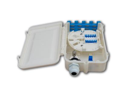 China 12-Core Indoor Fiber Optic Terminal Box with SC FC ST LC Adapters - 200x120x46mm Wall Mount FTTH Enclosure for sale