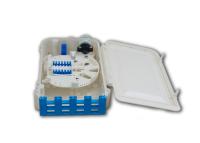 China 12 Port ABS Fiber Optic Terminal Box for FTTx Indoor Wall Mounting - 200x120x46mm Dimensions for sale