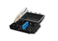 China Outdoor 12-Core FTTx Fiber Optic Terminal Box - 245mm x 172mm x 80mm Wall Mounted FTTH Enclosure for sale