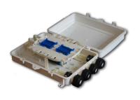 China White FTTX Fiber Optic Termination Box - Wall Mounted 24 Core Capacity with 245x172x80mm Dimensions for sale