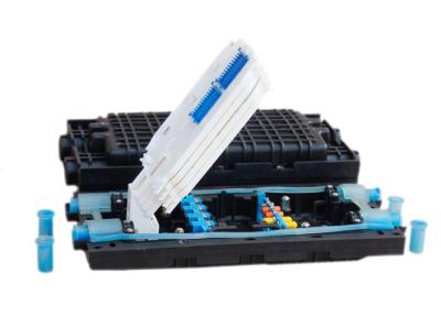 China Inline Aerial Splice Enclosure for Fiber Optic Networks - 144 Core Capacity, 4 Trays, IP68 Rated for sale