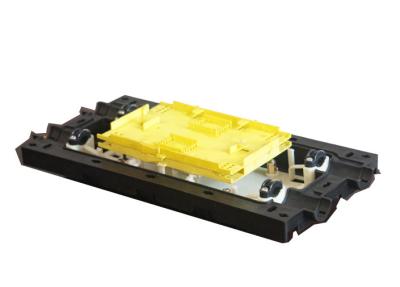 China Outdoor Fiber Aerial Splice Enclosure IP68 2 in 2 out 72 Core Capacity 390×198×96mm Dimensions for sale