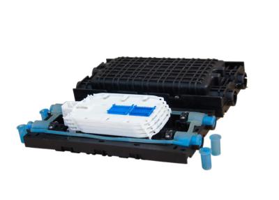China Inline Type ABS PP Fiber Splice Enclosure - 4 Trays, 144 Core Capacity, IP68 Rated for Wall Mounting for sale