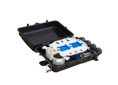 China Direct Buried Wall Mount Fiber Enclosure - 144 Single Core IP68 Rated with 4 Trays for FTTH Networks for sale