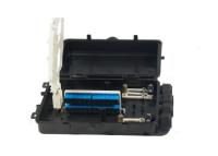 China 144 Core Wall Mount Fiber Enclosure IP68 Rated for Direct Buried Applications with 4 Trays and 390×198×96mm Dimensions for sale