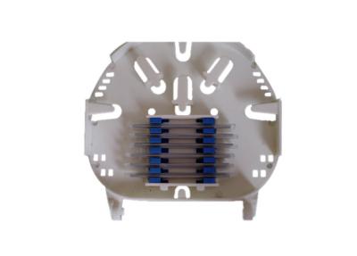 China Heatshrink Fiber Splice Tray - 60mm Diameter with 0.01dB Loss for 12-216 Core Capacity in ABS/PP Materials for sale