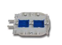 China 60mm ABS PP Fiber Splice Tray for Closure Bracket - 12/24/36/48 Fiber Capacity with 0.01dB Loss for sale