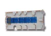 China FTTH ABS PP Fiber Splice Tray with 0.01dB Loss and 60mm Diameter for 12-216 Fiber Capacity for sale