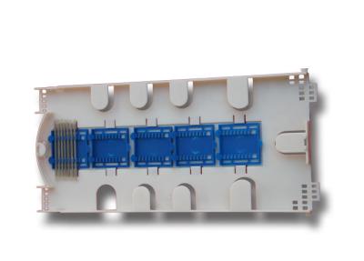 China FTTH ABS PP Fiber Splice Tray with 0.01dB Loss and 60mm Diameter for 12-216 Fiber Capacity for sale